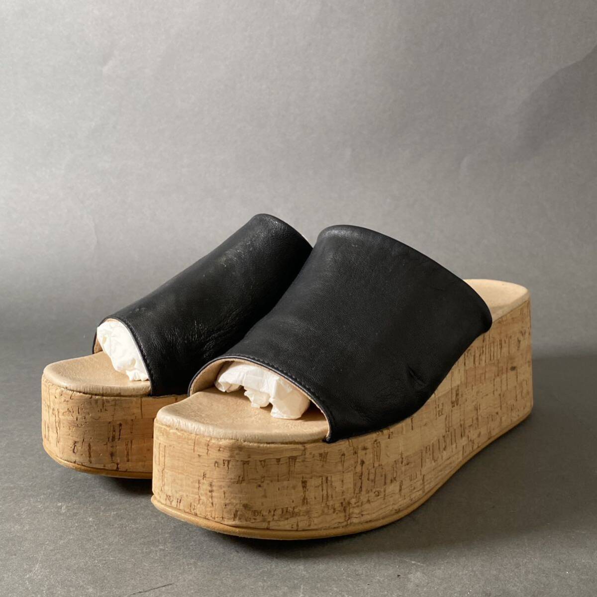 Yahoo!オークション - h9 Gaimo ガイモ ウエッジソール サンダル 厚底 ...