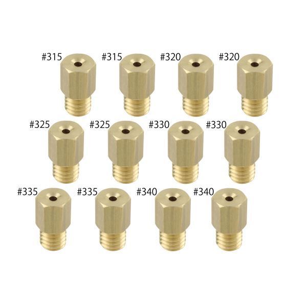 Yahoo!オークション - VM20/VM26キャブレター用 メインジェットSET(6X1...