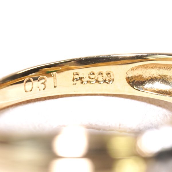 Yahoo!オークション - X-63 K18/Pt900 エメラルド0.31ct/ダイヤモンド0...