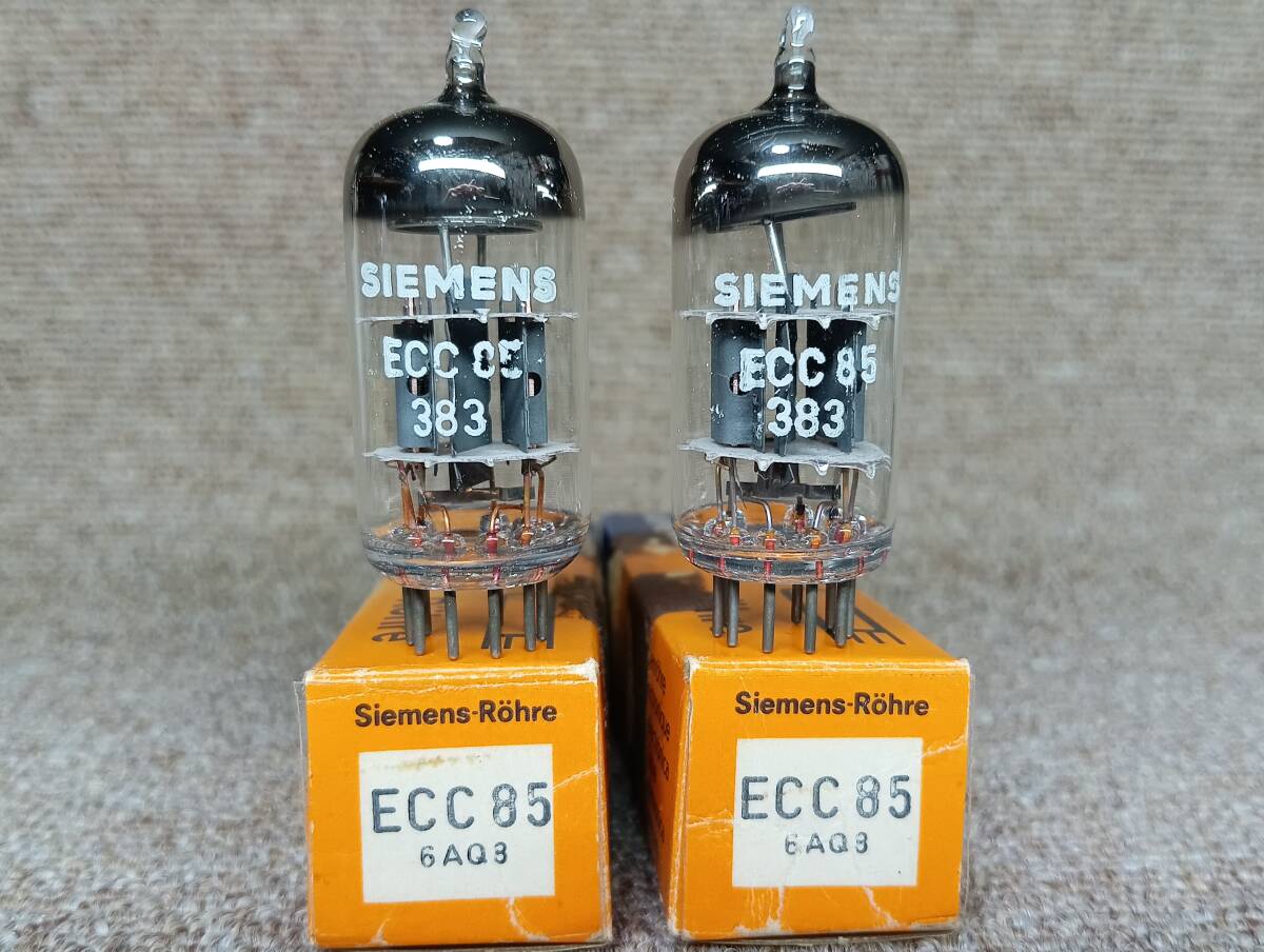 Yahoo!オークション - ECC85/6AQ8 SIEMENS/シーメンス 2本セット K 22...