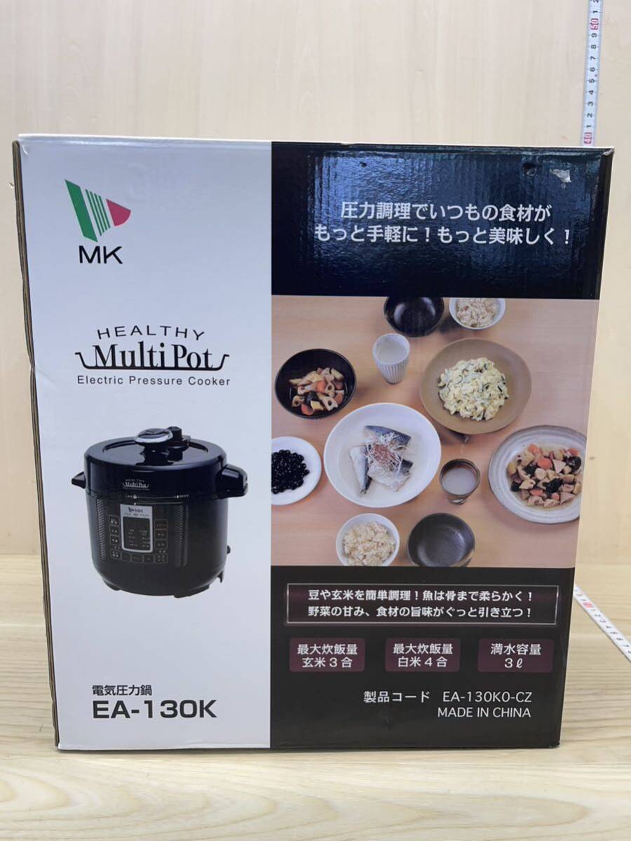 Yahoo!オークション - 未使用 MK エムケー精工 電気圧力鍋 ヘルシーマ...
