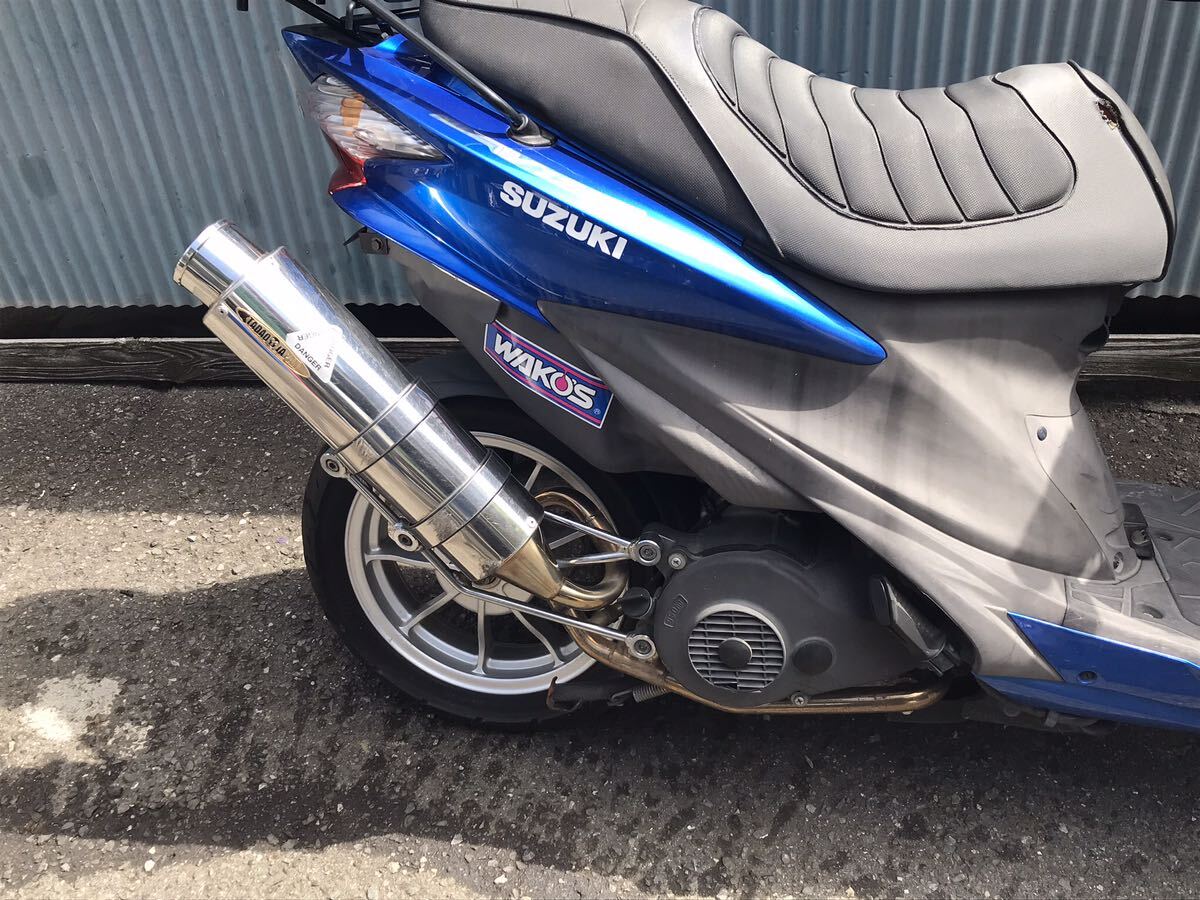 Yahoo!オークション - SUZUKI アドレスv125 SP忠男 かち上げマフラー