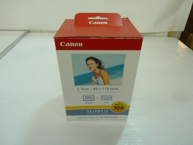 Yahoo!オークション - Y04【未使用】Canonキャノン/用紙（108枚）+イン...