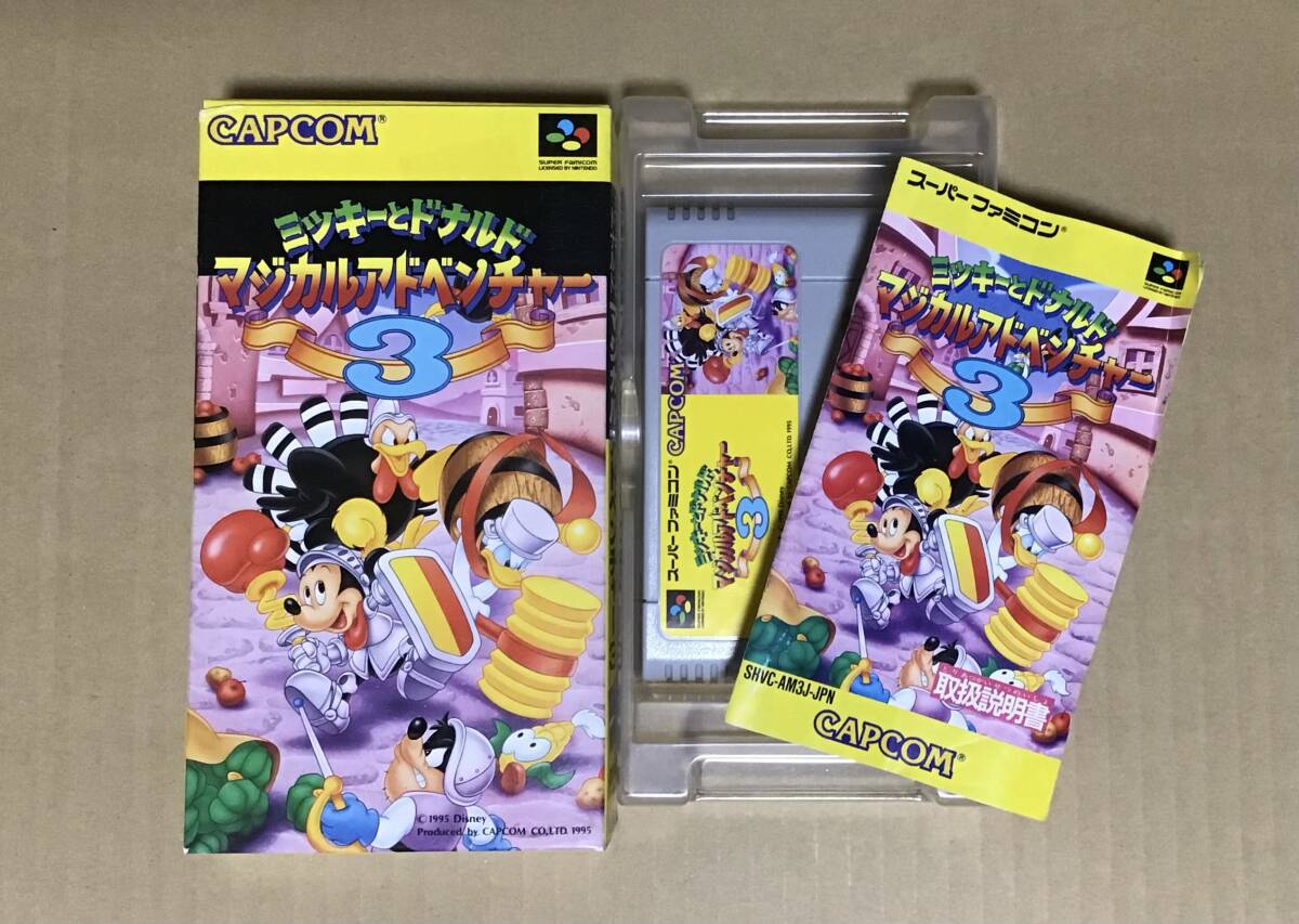 Yahoo!オークション - SFC/ソフト ミッキーとドナルド マジカルアドベ...