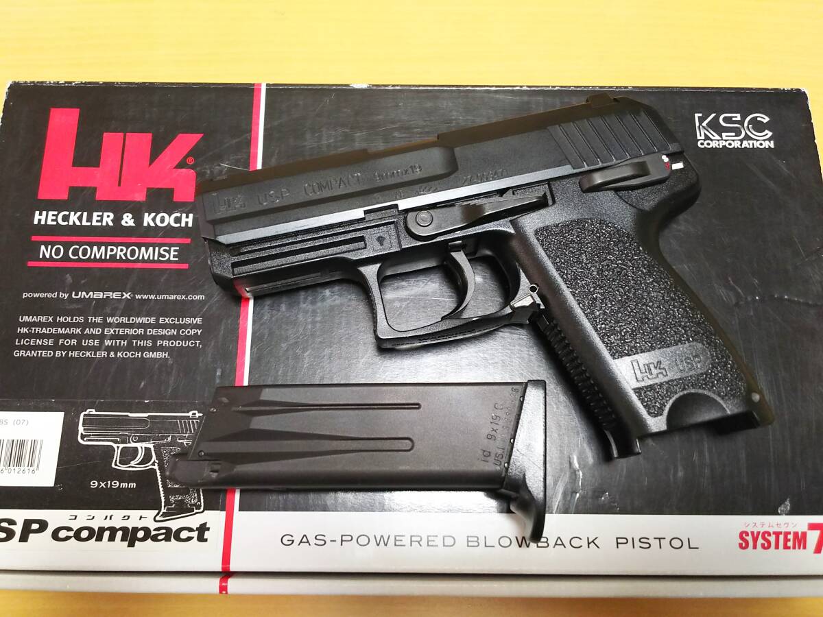 Yahoo!オークション - 美品 KSC H&K USPコンパクト システム7 ABSモデ...