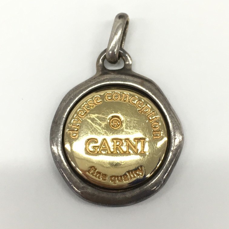 Yahoo!オークション - GALNI ガルニ ペンダントトップ SILVER K18 刻印...