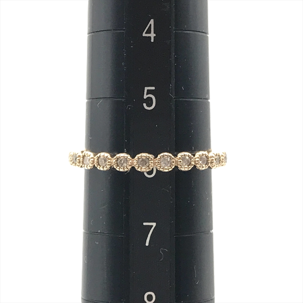 Yahoo!オークション - アガット agete リング 指輪 ダイヤモンド 0.09c...