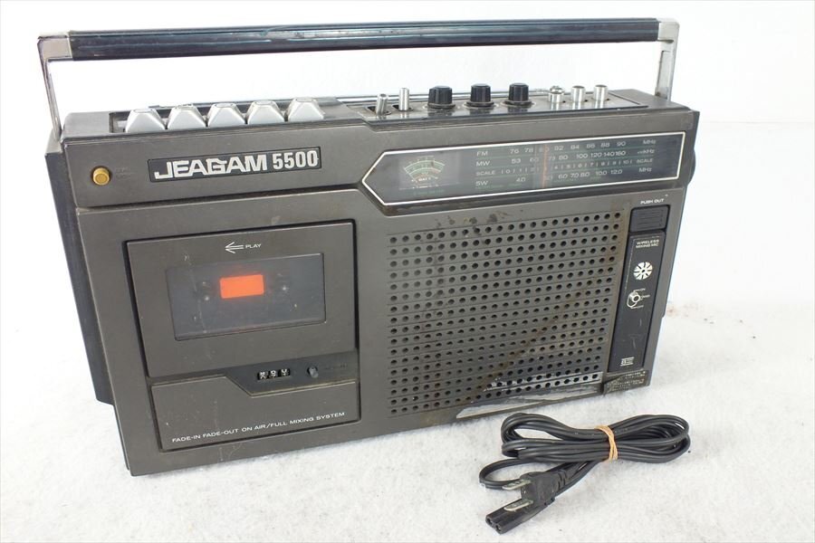 JEAGAM ジーガム JR-5500 ラジカセ 現状品 240801N3195(ラジカセ)｜売買されたオークション情報、yahooの商品情報をアーカイブ公開 - オークファン（aucfan.com）