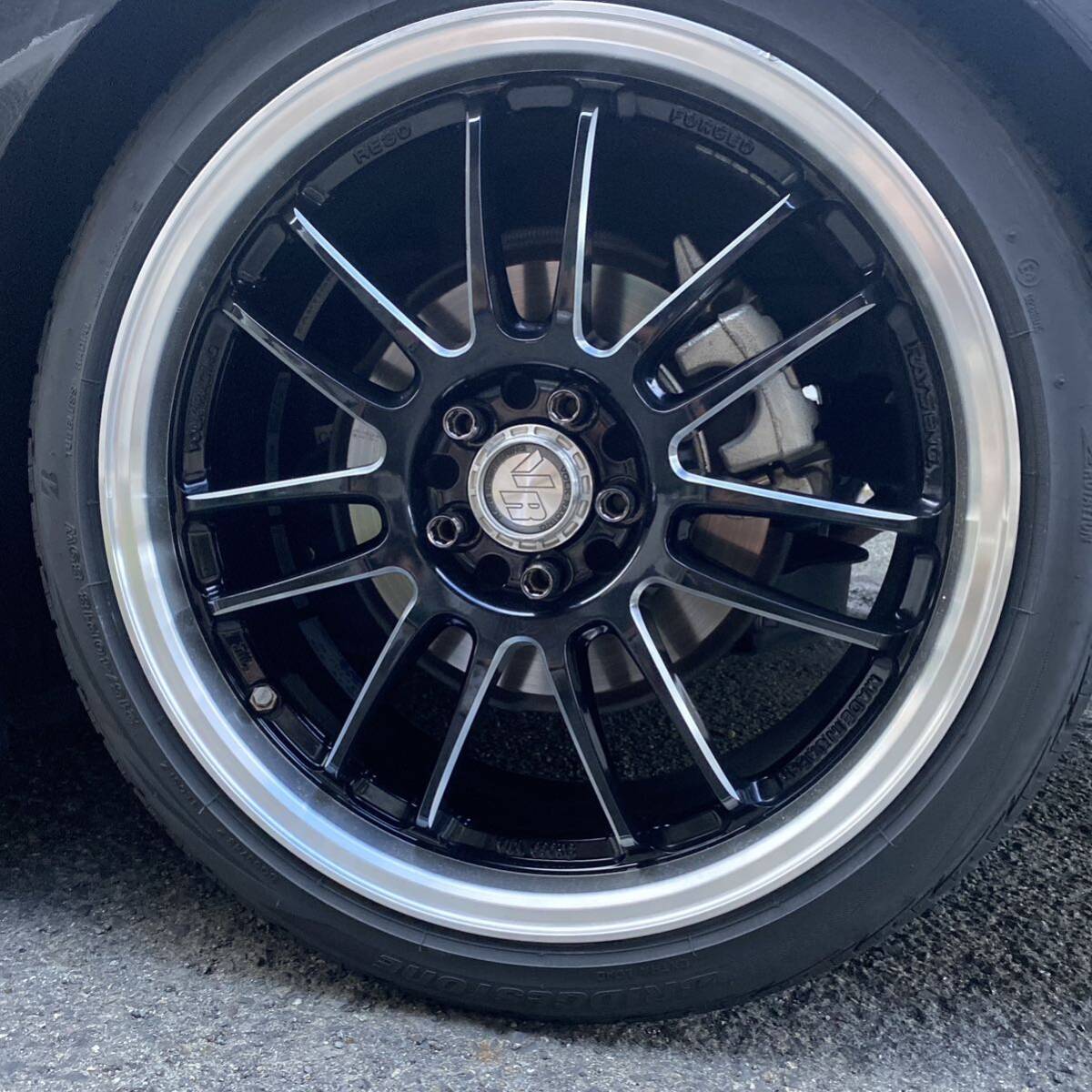 Yahoo!オークション - RAYS RE30 ボルクレーシング 18インチ7.5J 鍛造P...