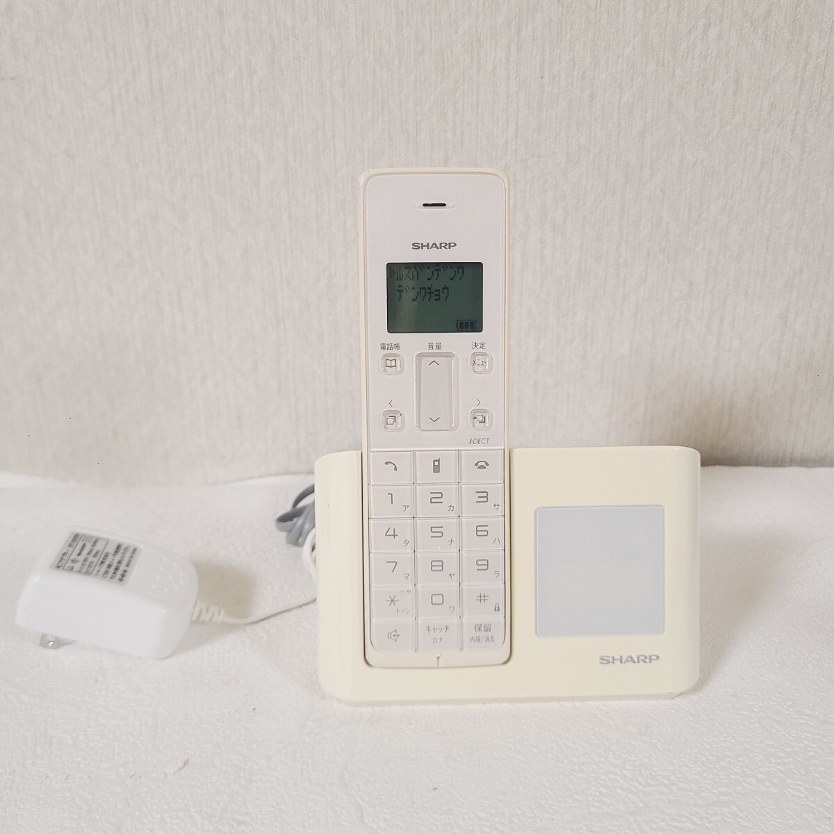 Yahoo!オークション - 0821 SHARP シャープ インテリアホン ホワイト J...