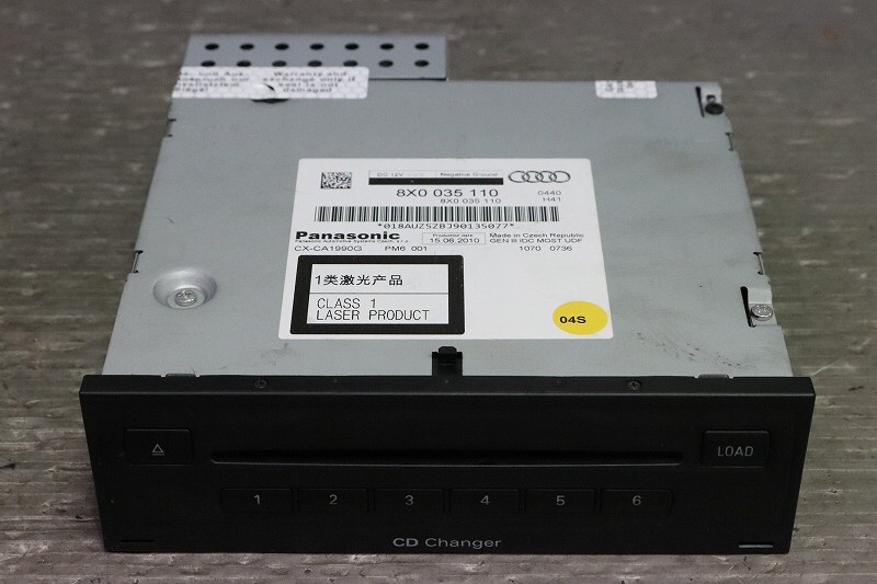 Yahoo!オークション - Audi A4 右H 前期 (8KCDNF 8K) 純正 パナソニッ...
