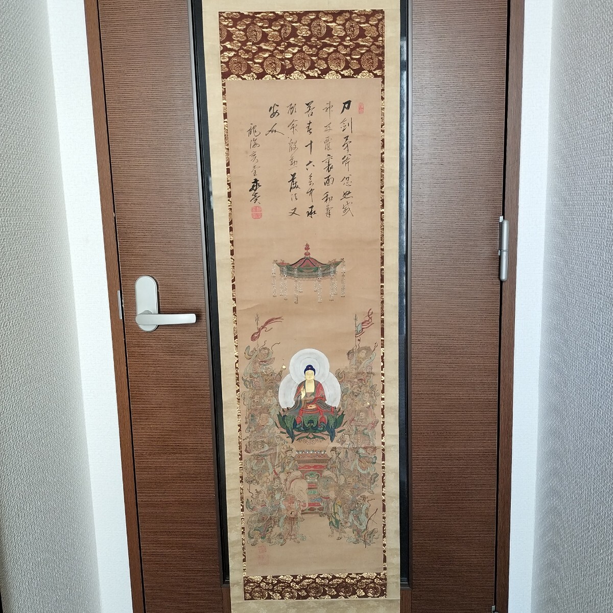 YN 真作 諸嶽奕堂 賛 十六善神 図 絵は版彩色 賛は肉筆 紙本 曹洞宗 総持寺 禅僧 0823-iwa-2(掛軸)｜売買されたオークション情報、yahooの商品情報をアーカイブ公開 ...