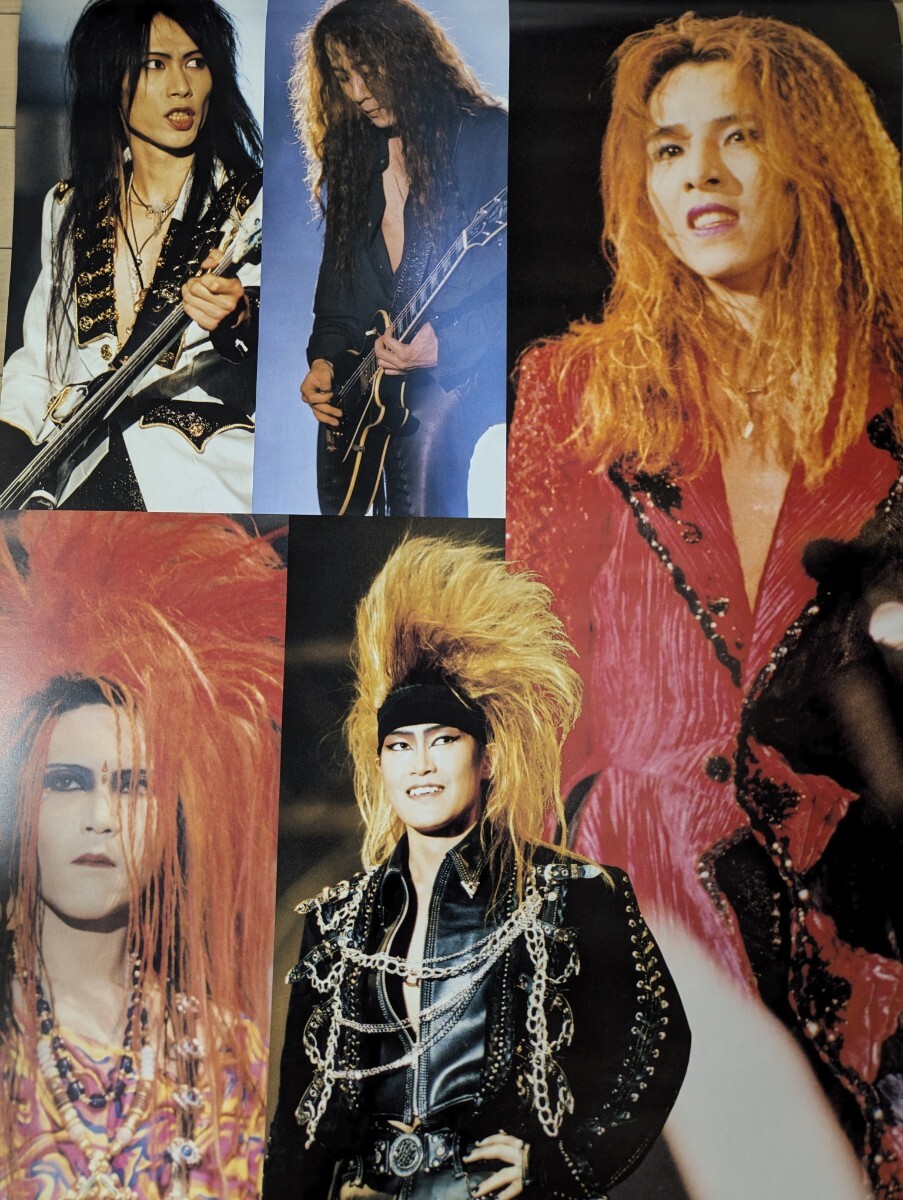 Yahoo!オークション - X JAPAN ポスター 1993 東京ドーム Yoshiki hide...