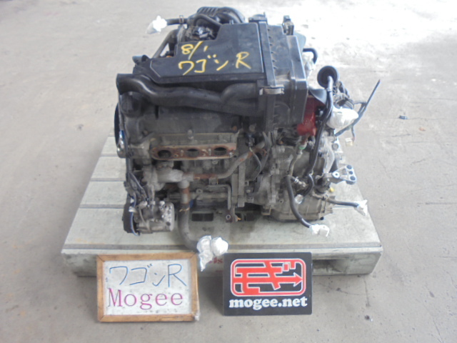 4FH1526 BL スズキ ワゴンR MH23S 2型 スティングレー 純正 エンジン本体+ミッションセット エンジンコンピューター付 K6A-8680995(エンジン本体)｜売買された ...