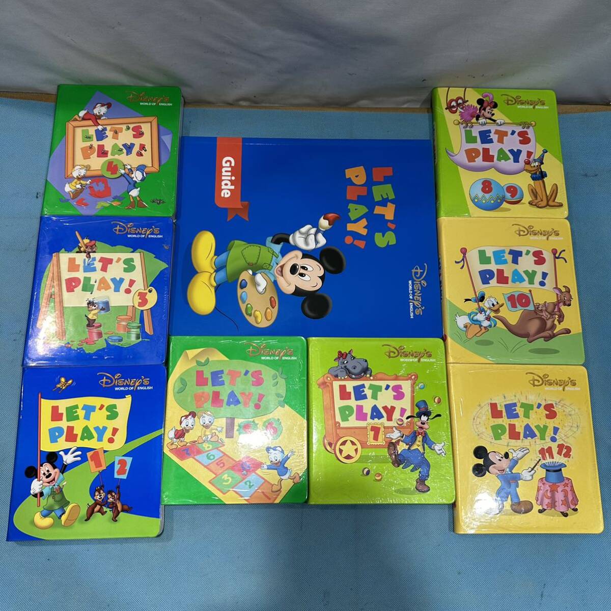 ディズニー英語システム DWE Disney World of English LET’S PLAY レッツプレイ 1~12 DVD 8枚 ガイド付き 一部 英語教材(子ども英語)｜売買された ...