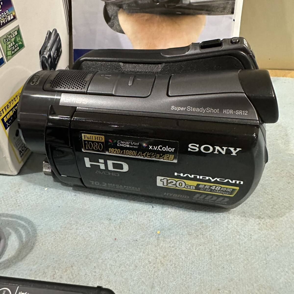 Yahoo!オークション - ソニー SONY HDR-SR12 デジタルビデオカメラ 付...