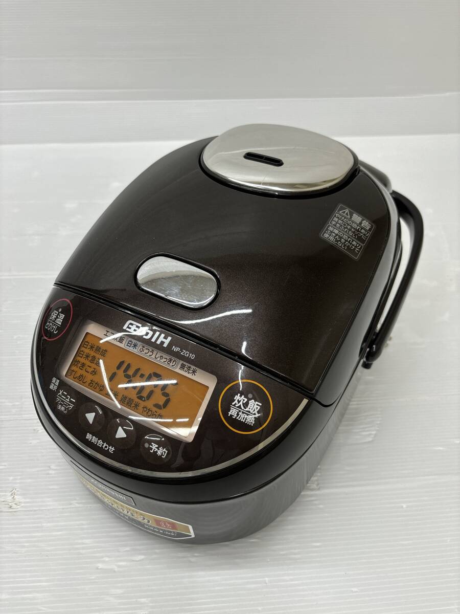 Yahoo!オークション - ZOJIRUSHI／NP-ZG10／圧力IH炊飯ジャー／5.5合...