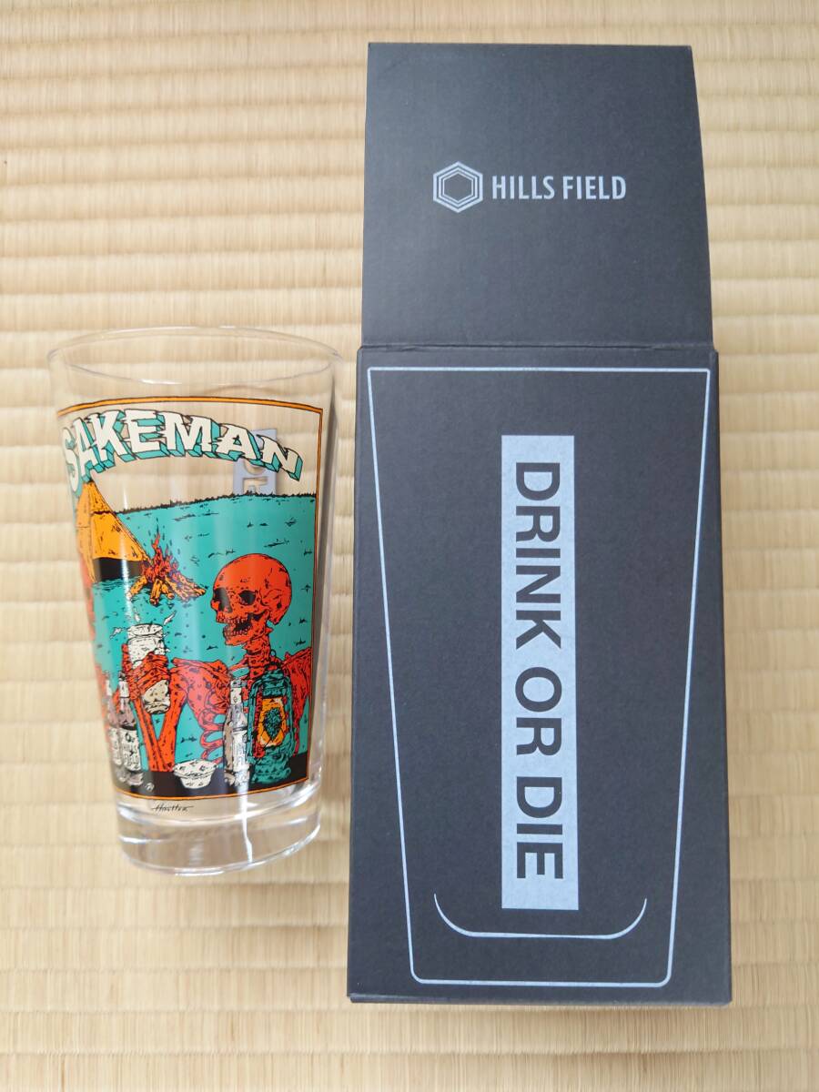Yahoo!オークション - OSAKEMAN パイントグラス お酒マン HILLS FIELD