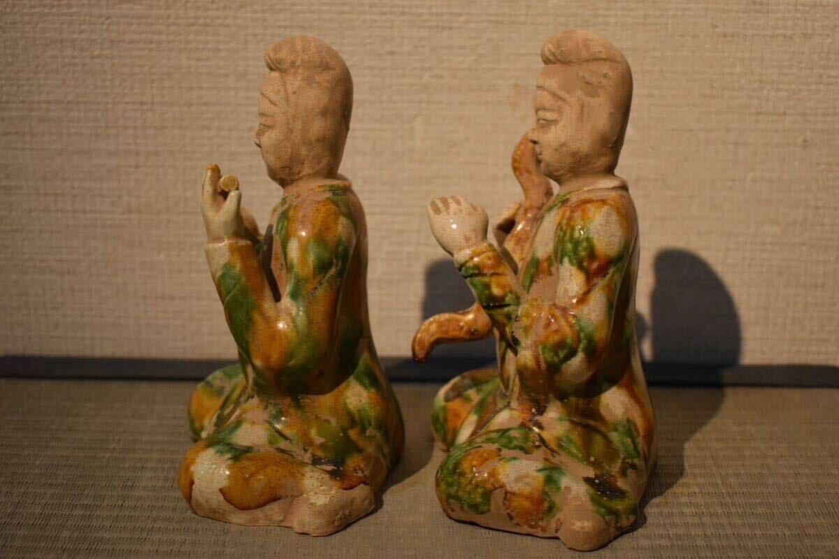 Yahoo!オークション - 【GE】M742【コレクター所蔵品】時代 唐三彩楽器...