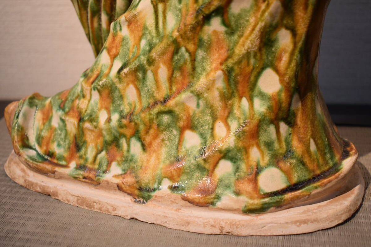 Yahoo!オークション - 【GE】M815【コレクター所蔵品】時代 唐三彩人物...