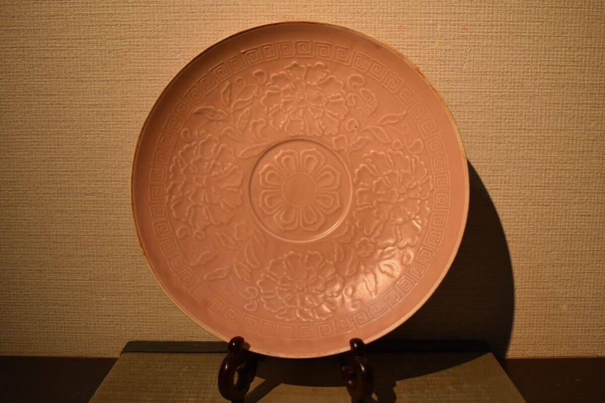 Yahoo!オークション - 【GE】M819【コレクター所蔵品】時代 唐物刻花皿...