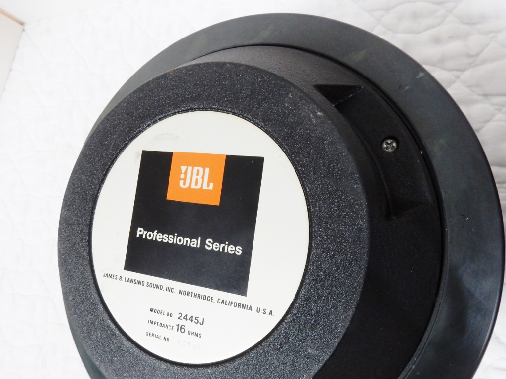 Yahoo!オークション - 名機 JBL 2445J 4インチ振動板ドライバ...