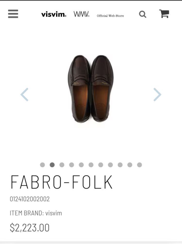 Yahoo!オークション - VISVIM 24SS FABRO-FOLK DK.BROWN size Yahoo!オークション - VISVIM 24SS FABRO-FOLK DK.BROWN size