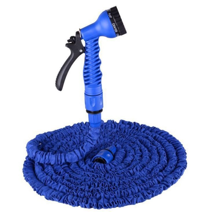 Yahoo!オークション - 【vaps_5】3倍に伸びる伸縮ホース 最大10m 《ブ...