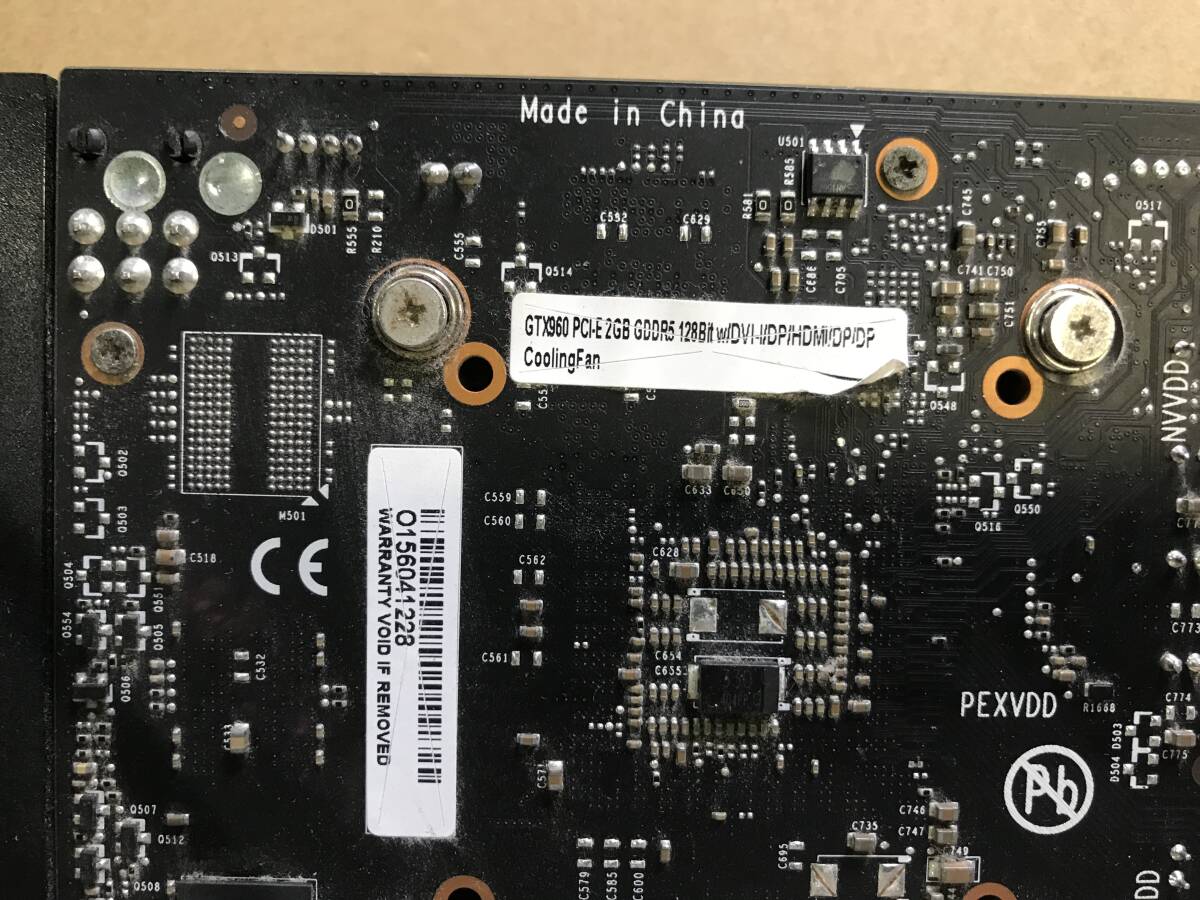 Yahoo!オークション - A87-1 中古品 通電確認済み NVIDIA GeForce GTX9...