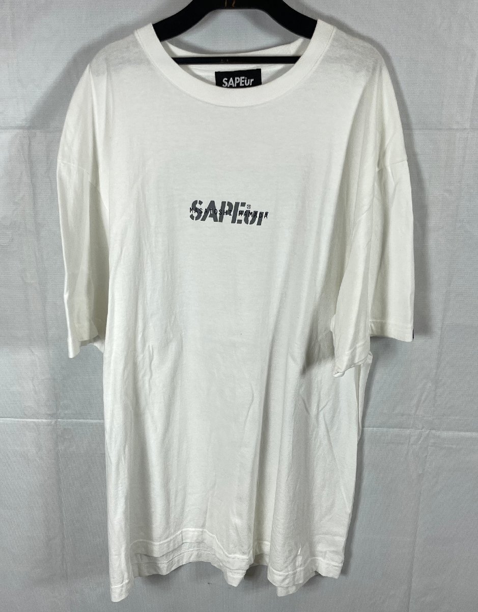 Yahoo!オークション - SAPEur サプール 浜田雅功 Tシャツ ホワイト 良...