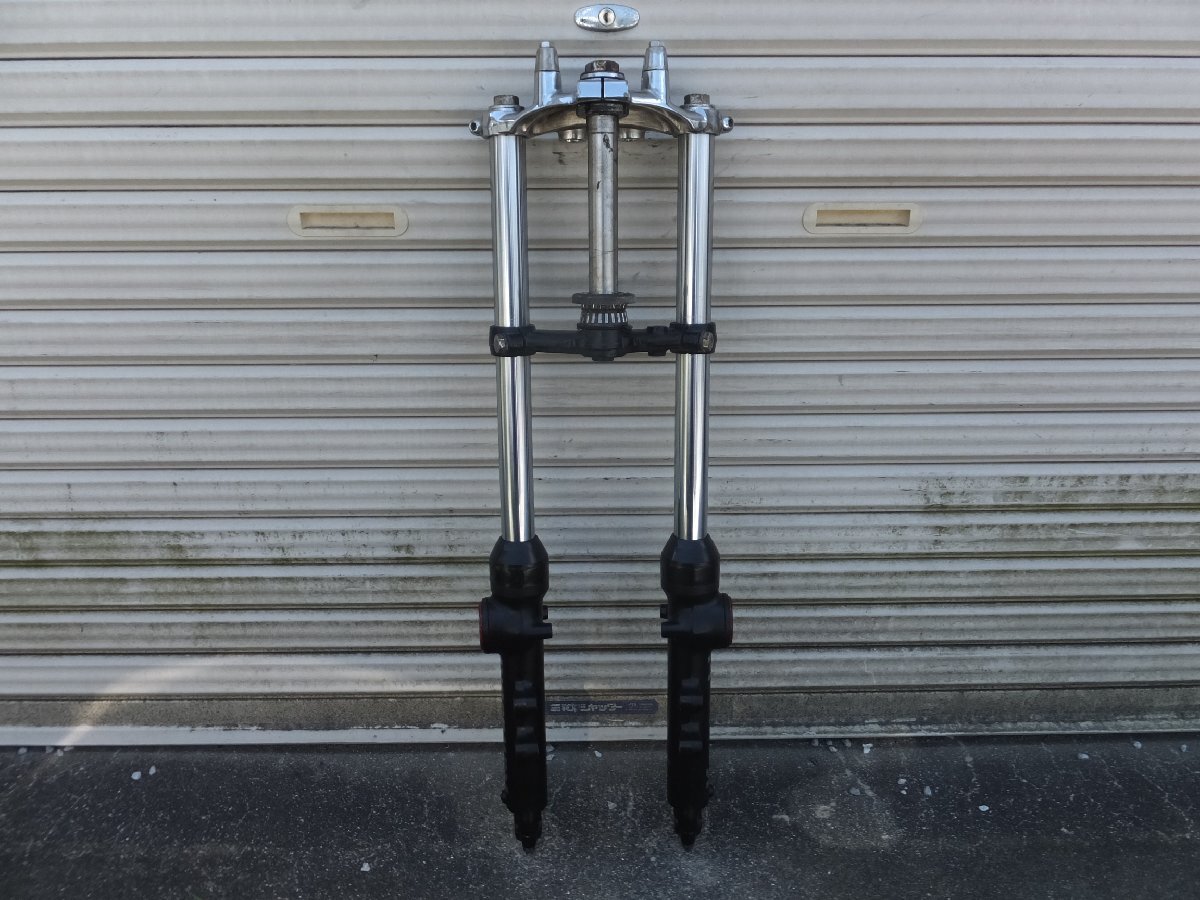 超 Z1 当時物 フロントフォーク 36パイ ステム トップブリッジ付き KAWASAKI 絶版旧車 900super4 検/Z1A Z1B Z2 750RS Kz900 Kz1000 ...