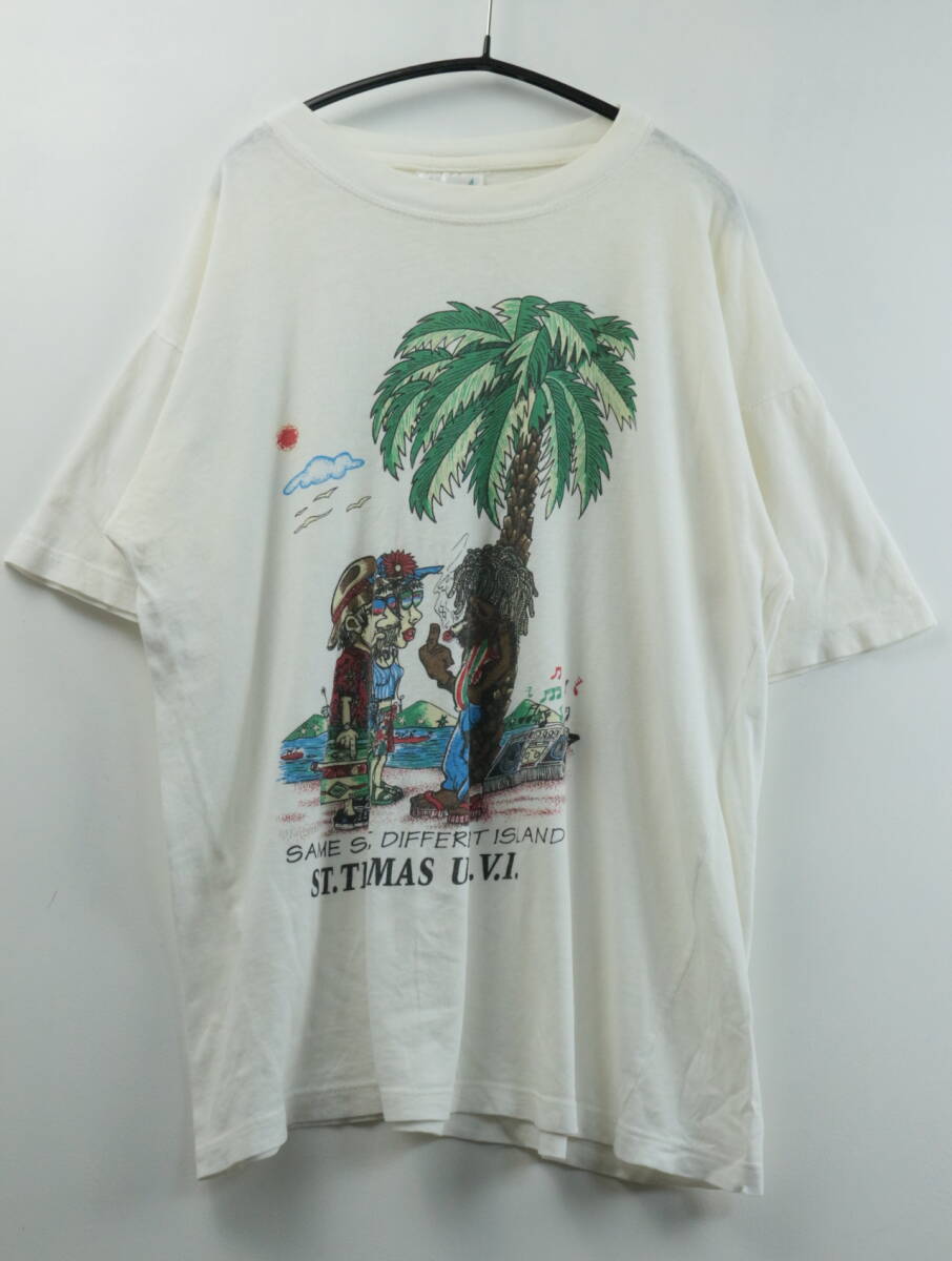 Yahoo!オークション - E56/90S/FUNNY PRINT/Marijuana Graphic/ヴィン...