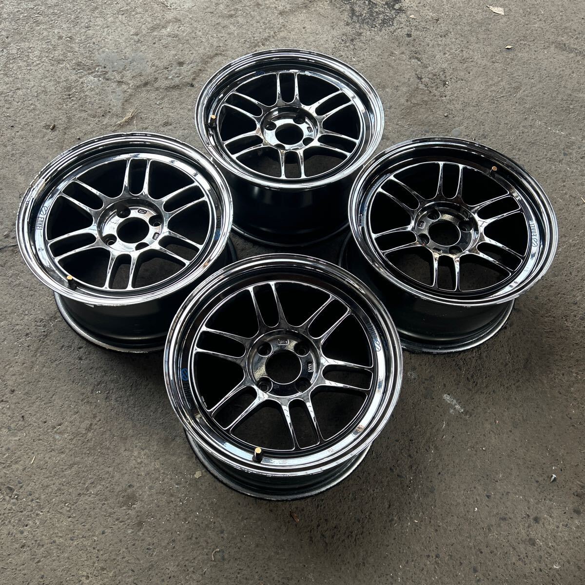 Yahoo!オークション - ENKEI Racing RPF1 15インチ 15x8.0J 4/100 INSE...