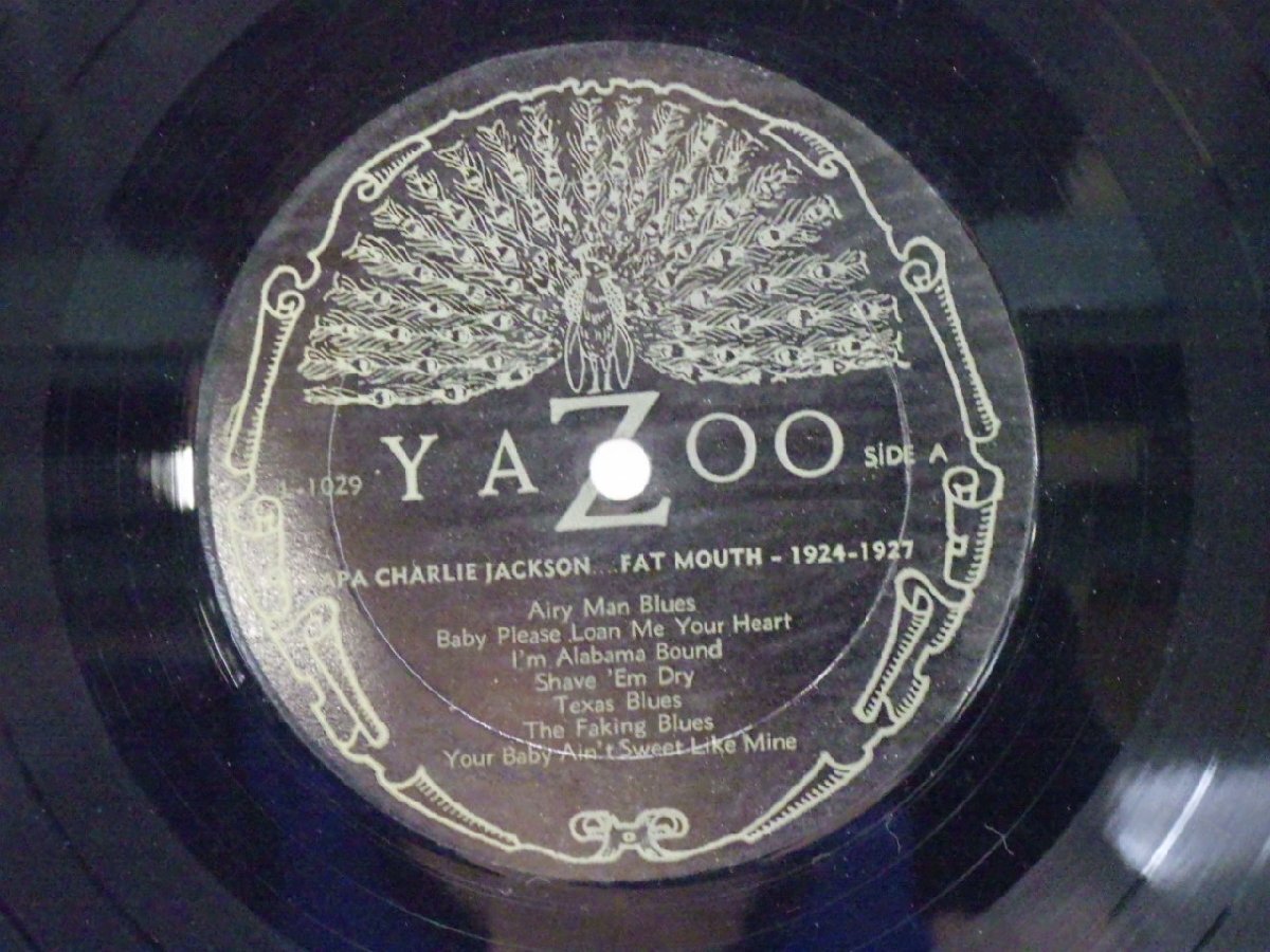 Yahoo!オークション - Papa Charlie Jackson「Fat Mouth 1924-1927」LP...