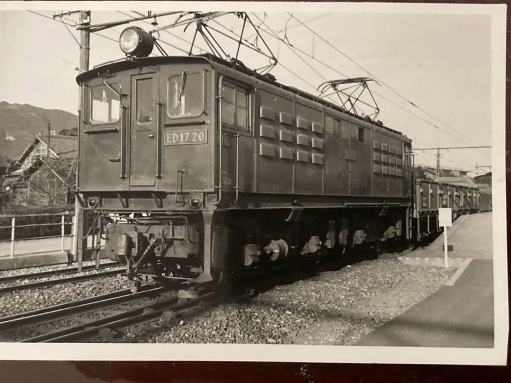 Yahoo!オークション - 昭和鉄道写真 飯田線のED17 20[豊橋] 1970年頃撮...