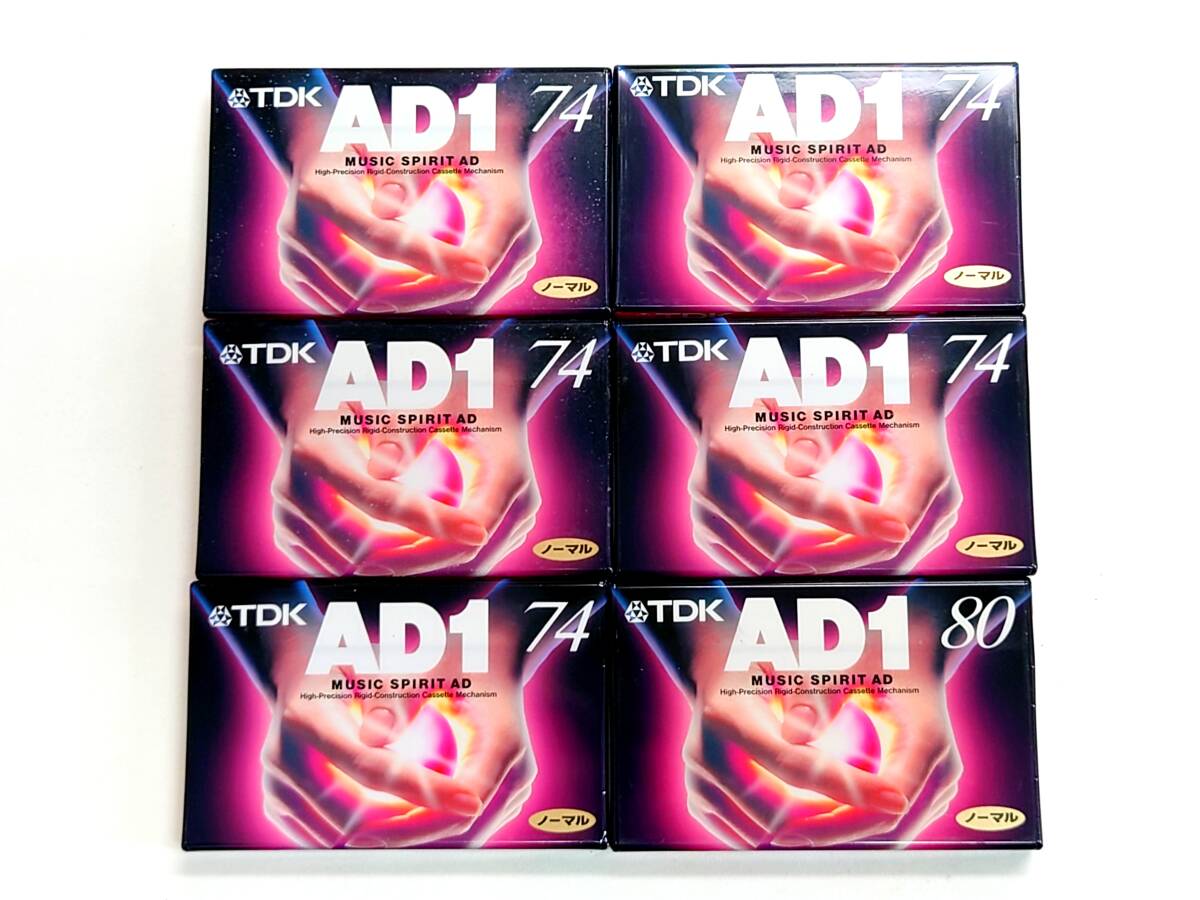 Yahoo!オークション - 新品TDK AD6本（74分5本 80分1本）カセットテー...