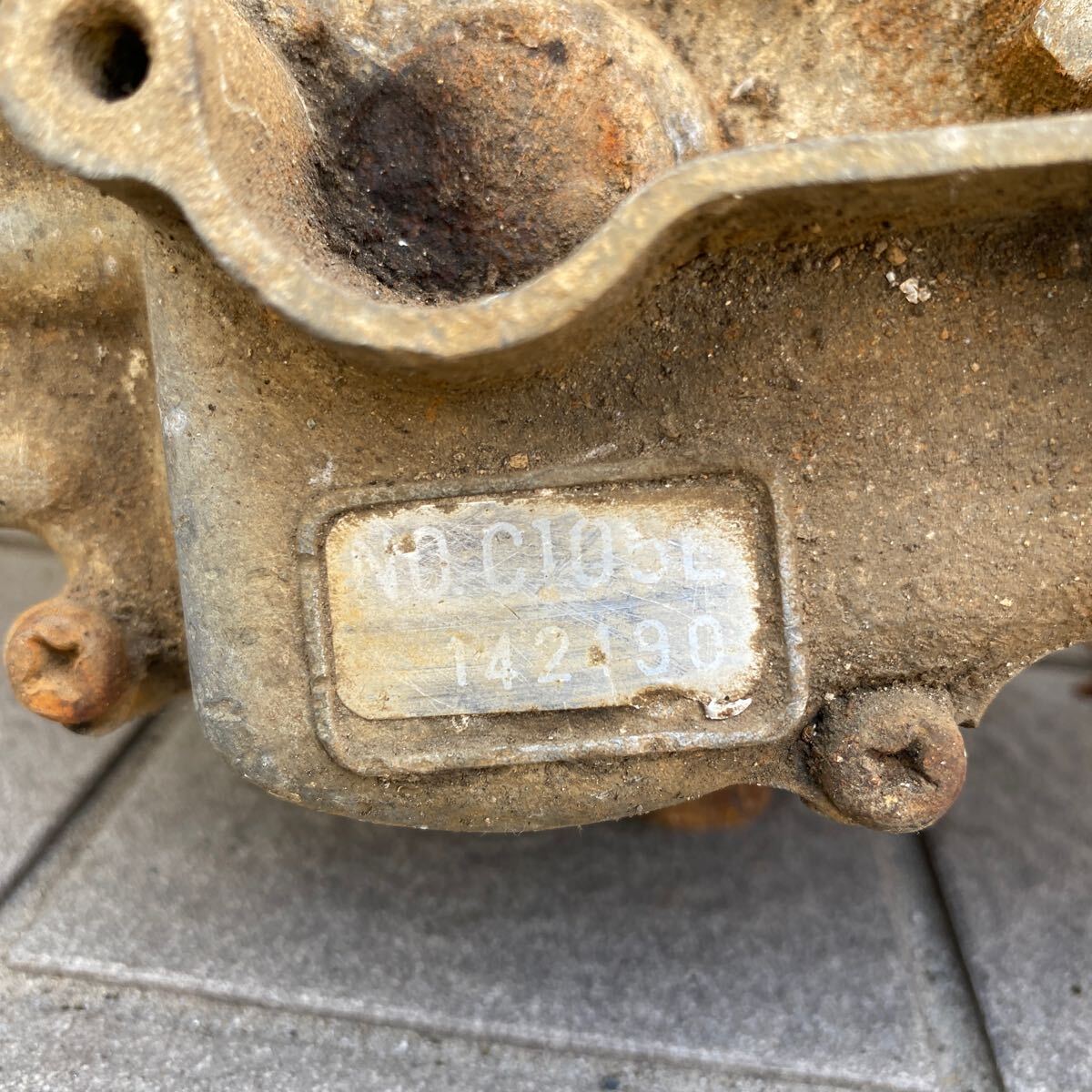 Yahoo!オークション - ホンダ スーパーカブC105 エンジン ジャンク部品...