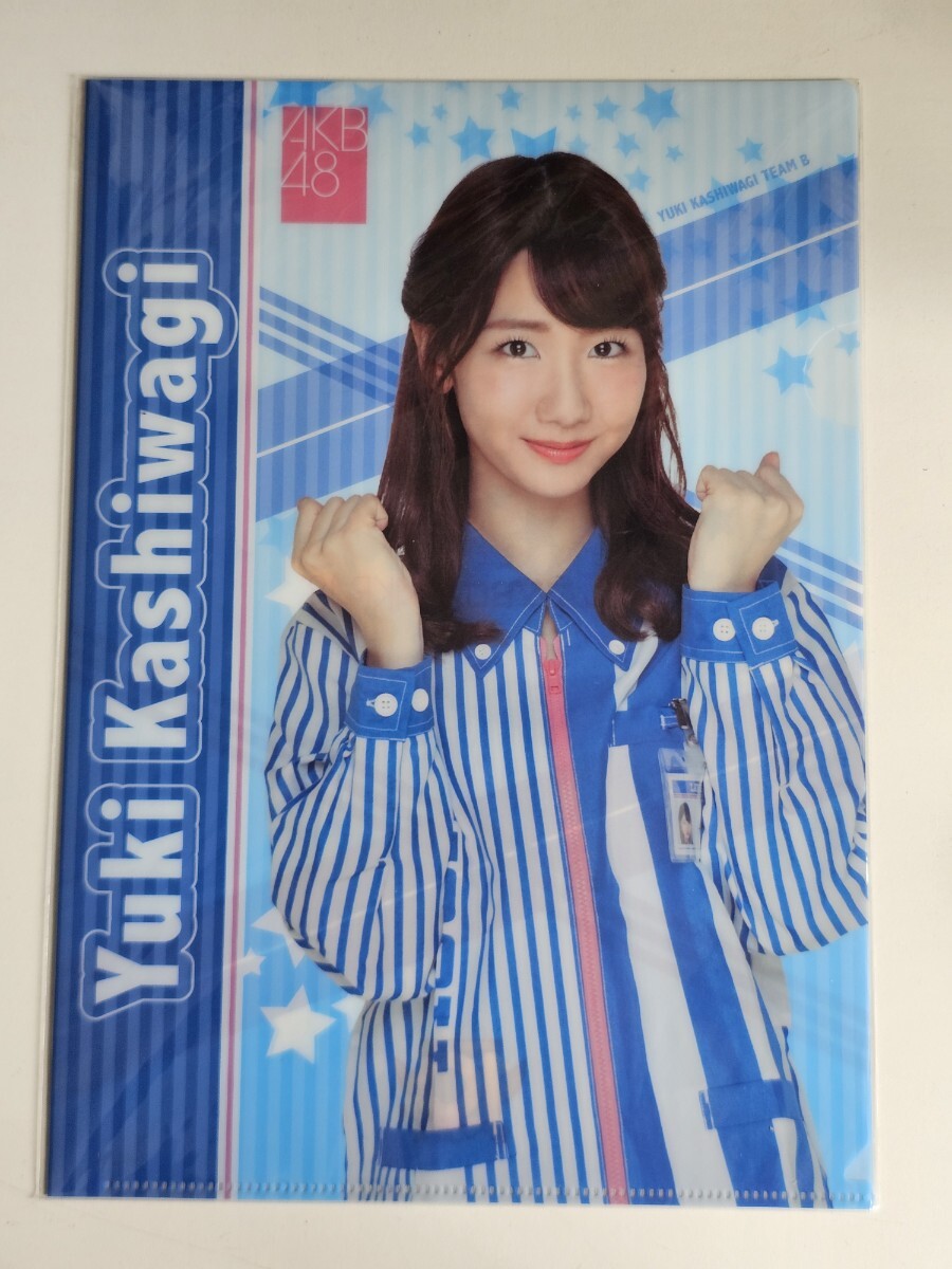 Yahoo!オークション - AKB48 柏木由紀 A4クリアファイル LAWSON コラボ...