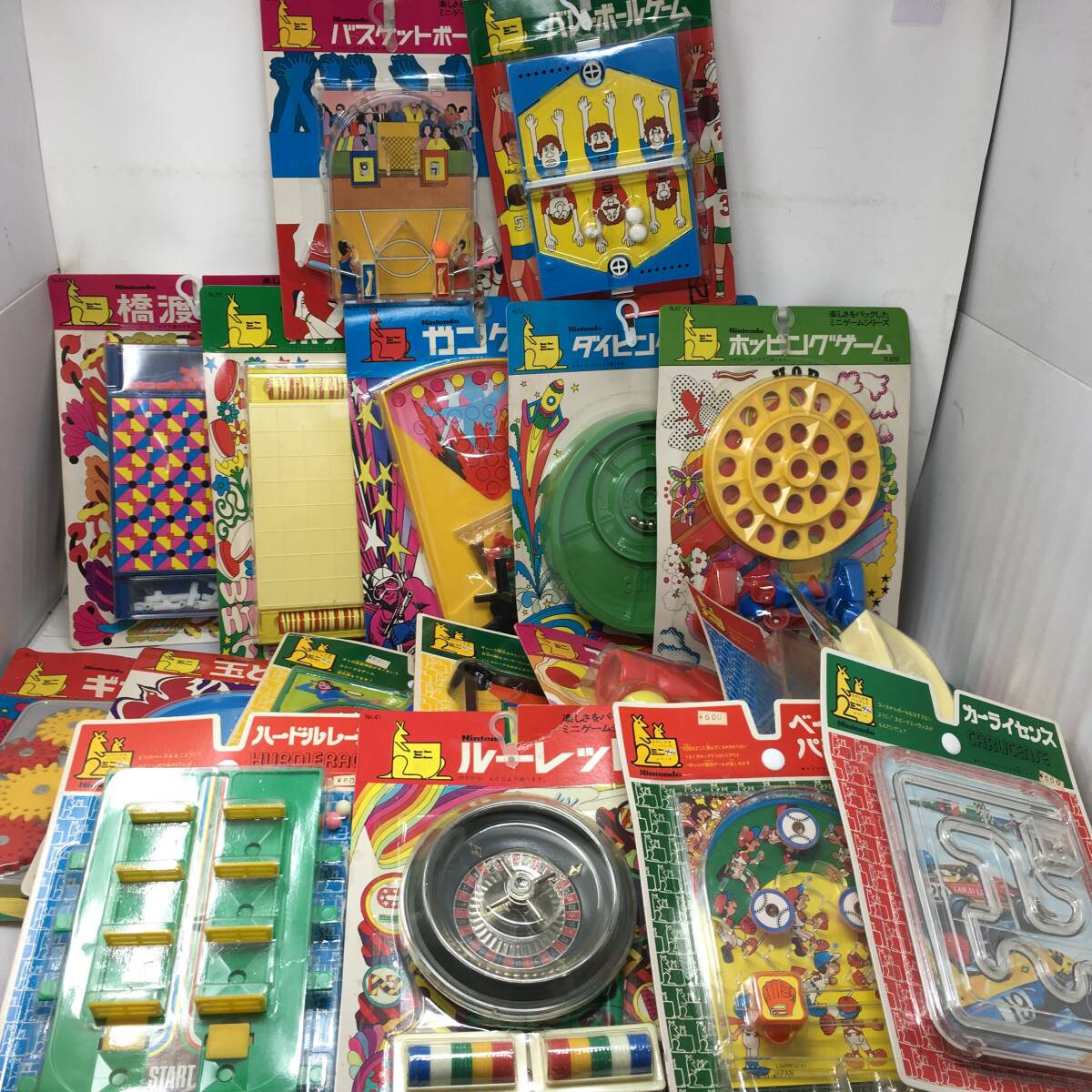 JY-804 1スタ 1円スタート Nintendo 任天堂 ミニゲーム 18個セット まとめ 旧ロゴマーク カンガルーマーク 当時物 昭和 レトロ(その他)｜売買されたオークション情報 ...