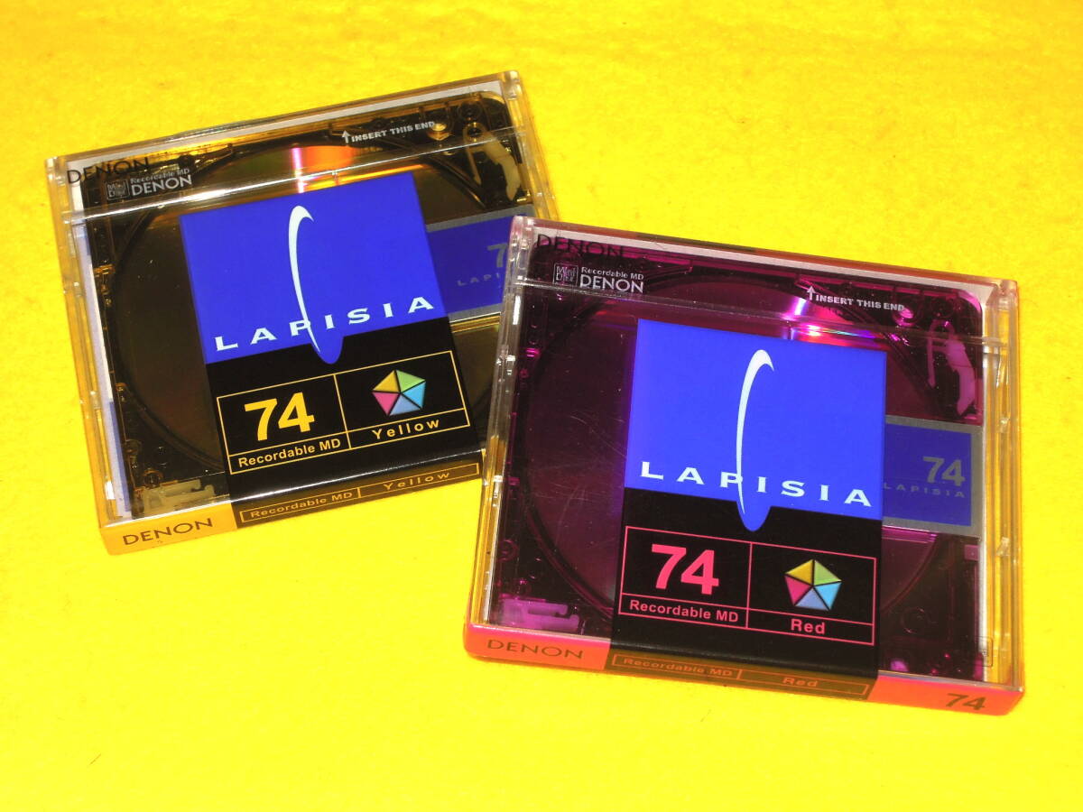 Yahoo!オークション - 新品未開封 DENON LAPISIA 74 YELLOW & RED 録音...