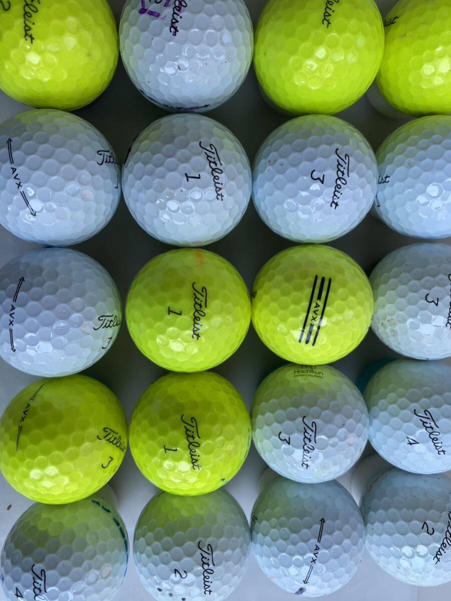 Yahoo!オークション - 高品質ロストボールタイトリストAVX 20こ