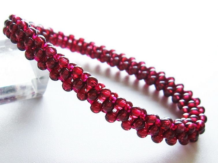 Yahoo!オークション - 誠安 極品天然AAAガーネット ブレスレット 8mm