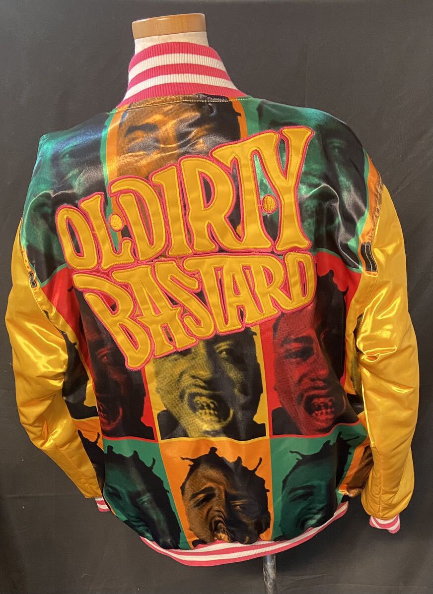 日本代購代標第一品牌【樂淘letao】－2XL HEADGEAR CLASSICS ヘッドギアクラシックス OLD DIRTY BASTARD SATIN JACKET YELLOW ナイロン ...