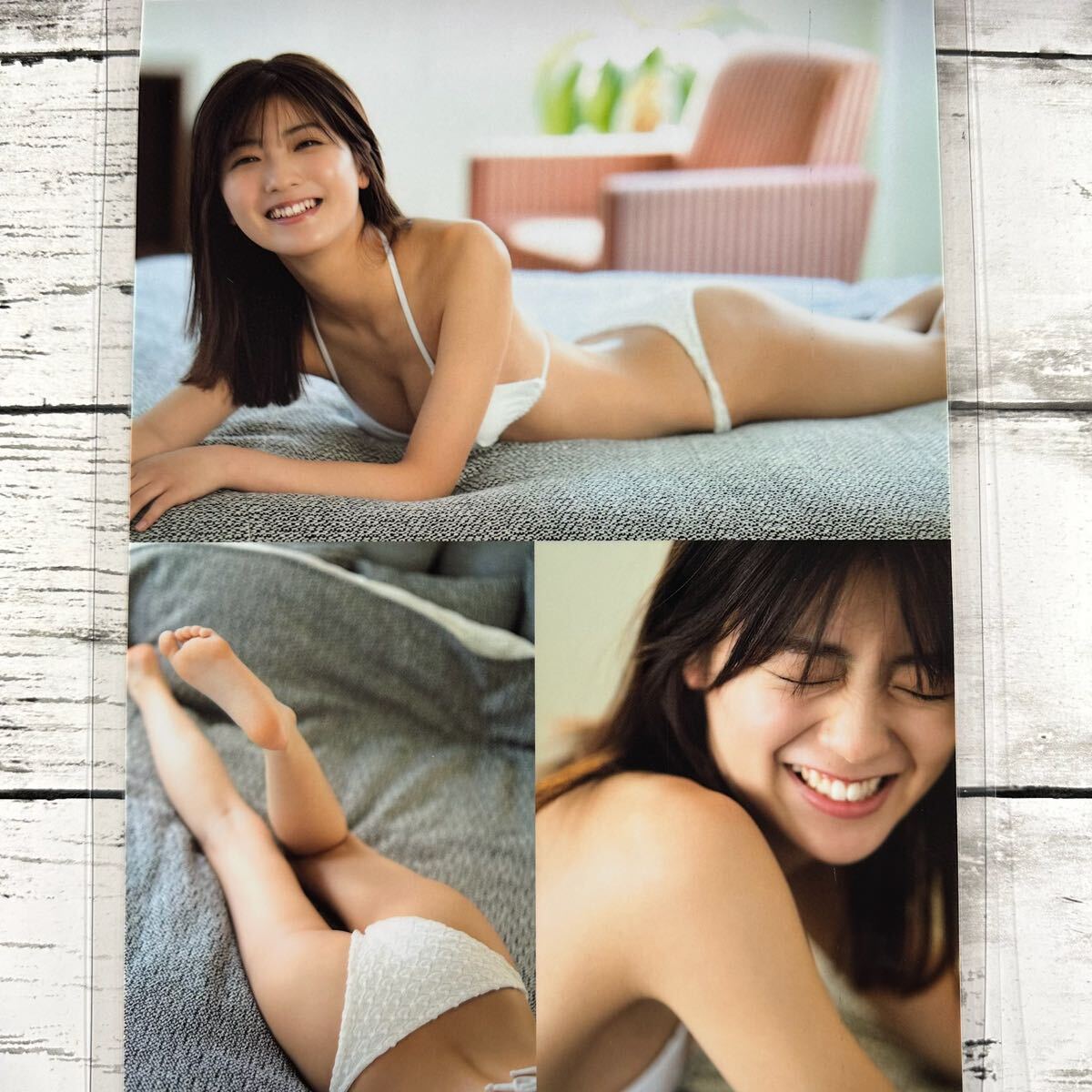 日本代購代標第一品牌【樂淘letao】－[高品質ラミネート処理][ 工藤美桜 ] 雑誌 切り抜き 12P A4フィルム 水着 グラビア アイドル 芸能人 女優