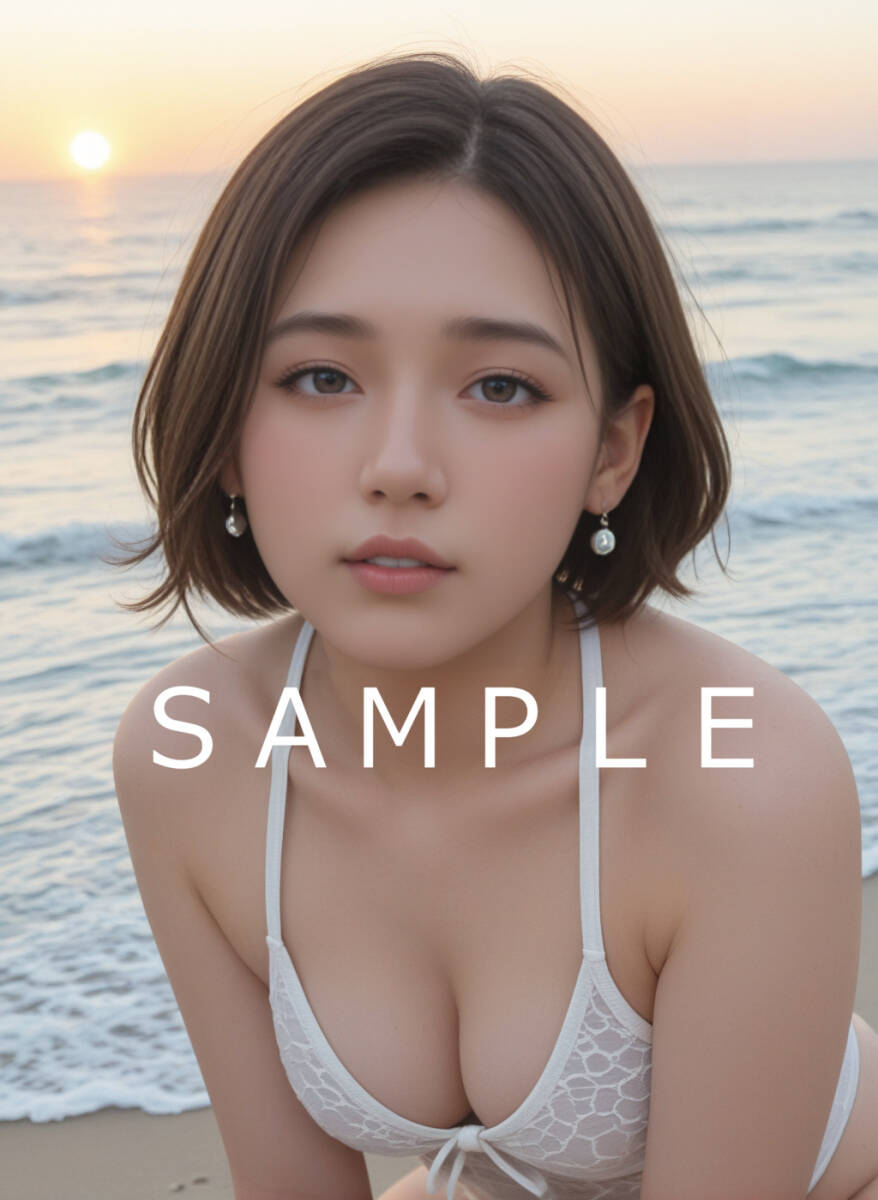 日本代購代標第一品牌【樂淘letao】－2351【A4サイズ 美女ポスター】最高画質 光沢紙 AI美女 同人 イラスト アート グラビア セクシー 美乳 美尻 アニメ ポスター 美女ポスター