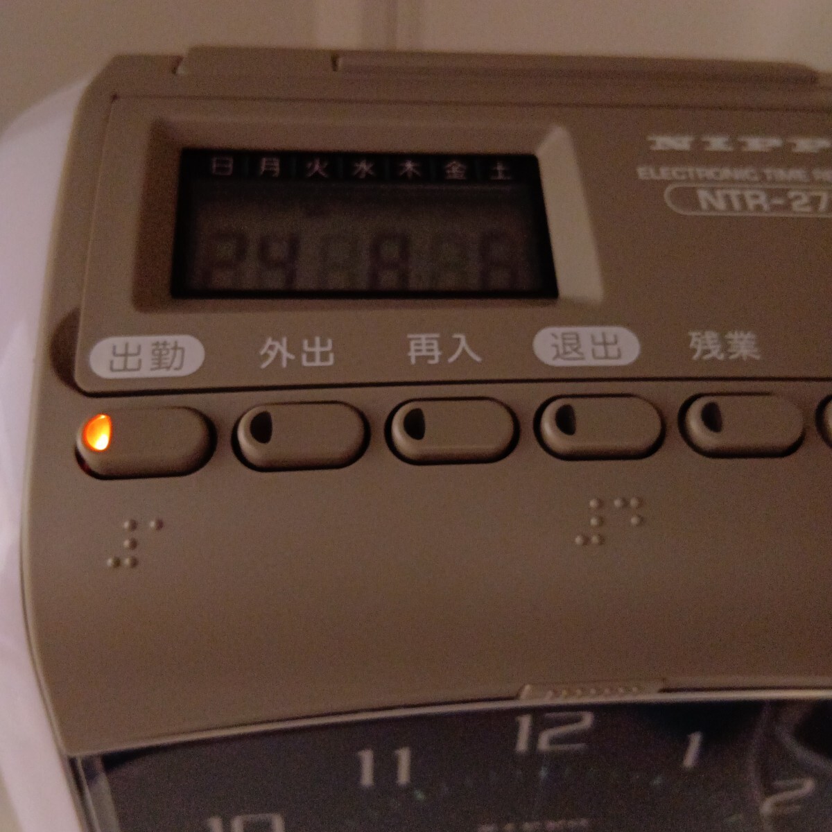 Yahoo!オークション - NTR-2700 カードキー無し 動作未確認 タイムレコ...