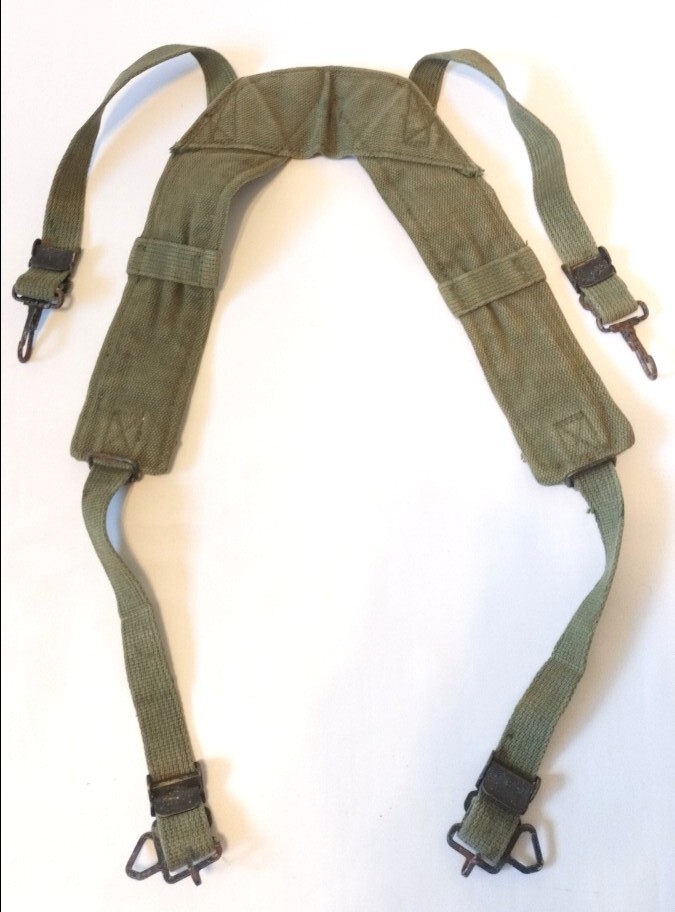 Yahoo!オークション - ナム戦 米軍 OD M56 コットン サスペンダー 陸軍...