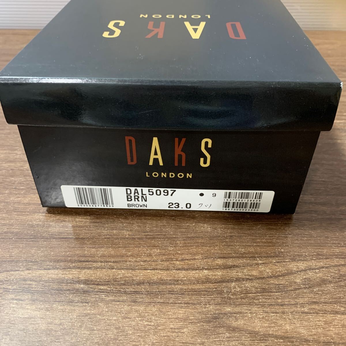 Yahoo!オークション - DAKS ダックス パンプス 23.5cm ブラウン レザー...