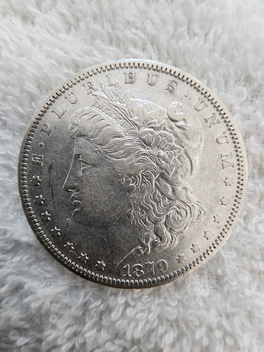 Yahoo!オークション - 1879-O モルガンダラー 銀貨 アメリカ アン...