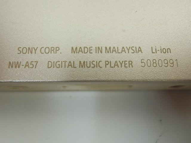 Yahoo!オークション - B6863S SONY WALKMAN ウォークマン NW-A57 64GB ...